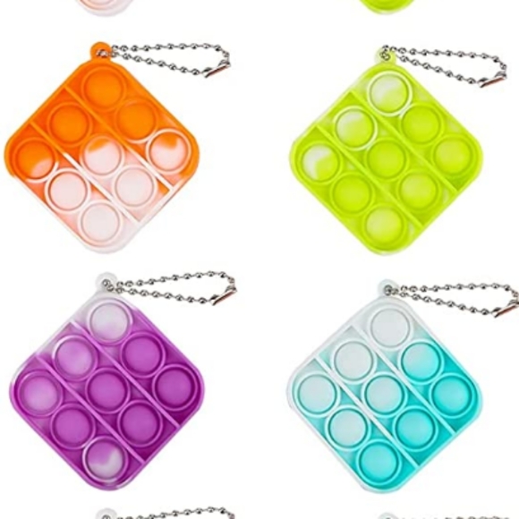 Toys | 4 Pc Mini Pop It Keychains | Poshmark